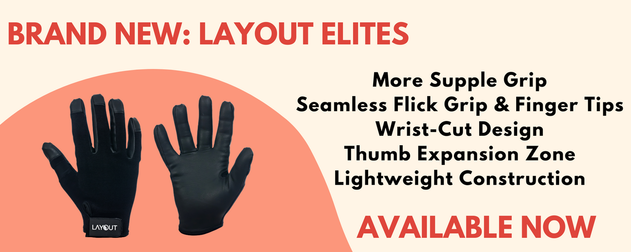 Layout Ultimate Frisbee Gloves and Disc Golf Gloves